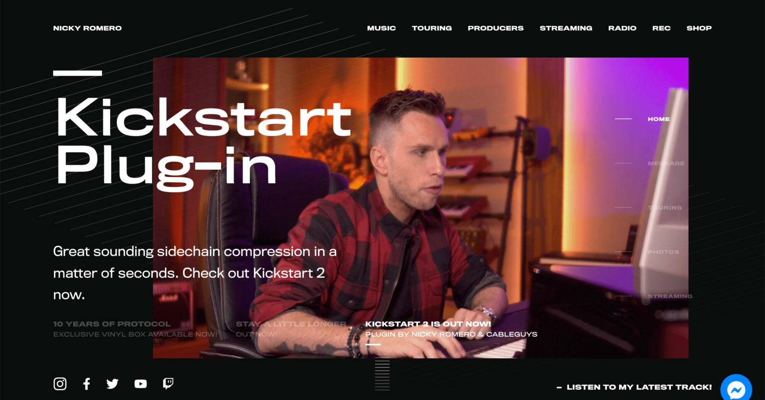 Best DJ Websites Examples for 2025 - The Digital Lemonade