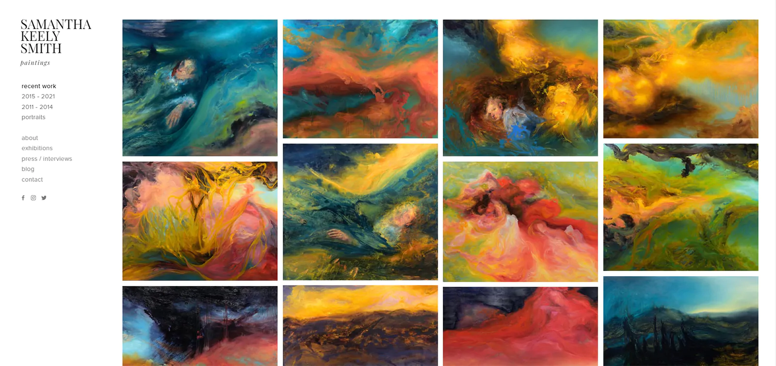 15+ Best Art Portfolio Websites Examples 2025 - The Digital Lemonade