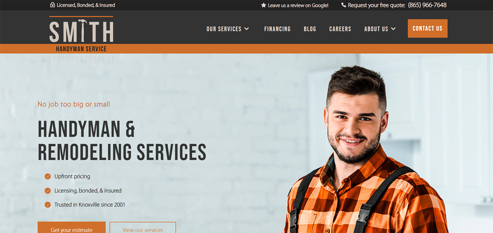20+ Stunning Handyman Websites Examples 2025 - The Digital Lemonade