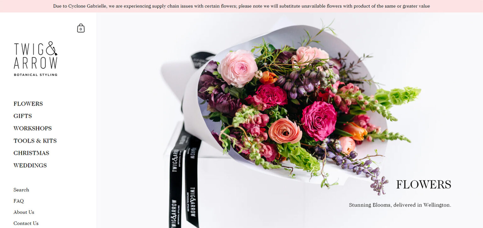 15+ Amazing Florist & Flower Shop Websites Examples 2025 - The Digital ...