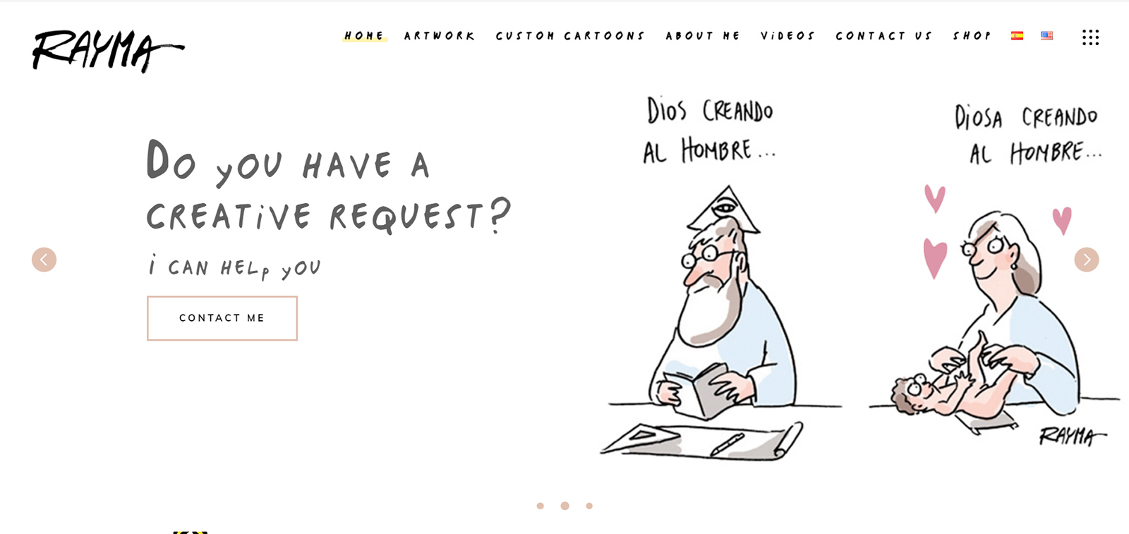 18+ Best Cartoonist Websites Examples 2025 - The Digital Lemonade